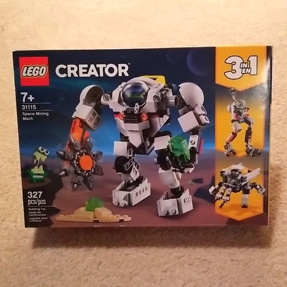 Lego | Toys | Lego Creator Space Mining Mech 3in Building Set Ages 7 ...